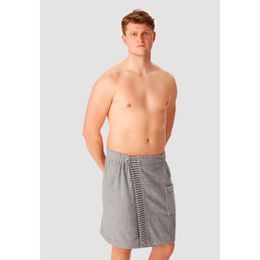 Schiesser Kilt &raquo;Rom aus weicher Baumwolle, saugstark und 3-fach weitenverstellbar&laquo; 1 Stk. MADE IN GREEN by OEKO-TEX grau Frottier L: 55cm
