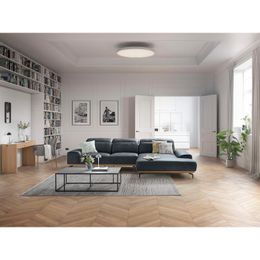 Musterring Wohnlandschaft &raquo;MR 2490 Ecksofa mit erstklassigem Sitzkomfort, Long-Life-Leder&laquo; Fu&szlig; Schwarz, Sitzh&ouml;he 46cm, wahlweise mit Funktionen, Ma&szlig;e 342x207 cm 