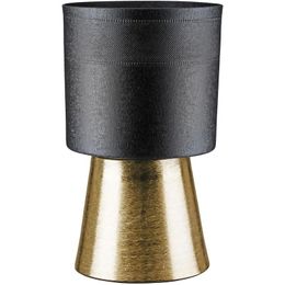 Casablanca by Gilde Tischvase &raquo;&Uuml;bertopf zylindrisch Nama schwarz&laquo; schwarz Aluminium B/H/T: 22cm x 34cm x 22cm &Oslash; 22cm