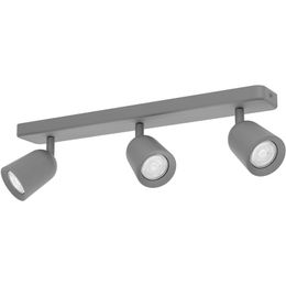 Eglo Deckenleuchte &raquo;CAMALDOLI Spotlampe - Stahl - GU10 - 3X10W - IP20&laquo; GU10 1 Stk. Wandleuchte, Wandspot, schwenkbar, Strahler, L52 x B4,5 x H11,5 cm 