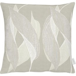 Apelt Dekokissen &raquo;7312&laquo; Kissenh&uuml;lle mit F&uuml;llung, 1 St&uuml;ck grau Polyester B/L: 45cm x 45cm, 1 Stk.