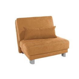 Home Affaire Schlafsofa &raquo;Gina&laquo; mit einem Handgriff vom Sofa zum Bett orange B/H/T: 80cm x 86cm x 195cm, Chenille