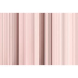 Livingwalls living walls Fototapete &raquo;Walls by Patel Magic Wall&laquo; glatt Vlies, Wand rosa Vlies B/L: 4m x 2,7m