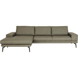 Die PlanBar Ecksofa &raquo;PN-EM20061, wahlweise frei im Raum stellbar&laquo; wahlweise mit echt bezogenem R&uuml;cken und Sitztiefenverstellung B/H/T: 310cm x 86cm x 