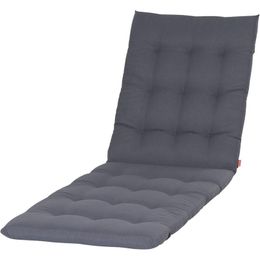 siena GARDEN Liegenauflage &raquo;ATRIA, 200 cm&laquo; Dessin Uni, aus 100% recyceltem Polyester, in verschiedenen Farben grau Polyester B/H/T: 58cm x 6cm x 200cm