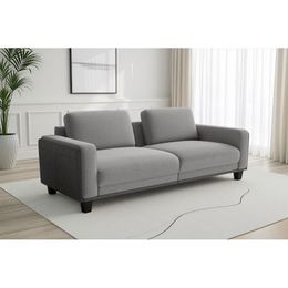 Sit & More sit&more Big-Sofa &raquo;Concept&laquo; Modernes Sofa in drei Fu&szlig;farben zur Auswahl 100% Polyester B/H/T: 186cm x 84cm x 93cm,mit Fu&szlig; Buche schwarz