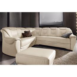 Sit & More sit&more Ecksofa &raquo;Benson L-Form&laquo; wahlweise mit Schlaffunktion beige NaturLeder;Luxus-Microfaser;Luxus-Kunstleder;Primabelle -Microfaser B/H/T: 265cm x