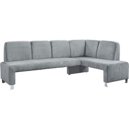 exxpo - sofa fashion Eckbank &raquo;Intenso, viele Bezugsstoffe Cord, Struktur 243/158 cm (B/T)&laquo; hohe Bodenfreiheit, frei im Raum stellbar, hoher 