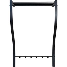 SPINDER DESIGN Garderobenleiste &raquo;CARVE&laquo; Breite 75 cm schwarz Metall B/H/T: 75cm x 113cm x 29cm