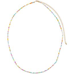 Firetti Bauchkette &raquo;Schmuck Geschenk Messing K&ouml;rperschmuck&laquo; Made in Germany - mit Glasperlen braun Einheitsgr&ouml;&szlig;e Bauchkette