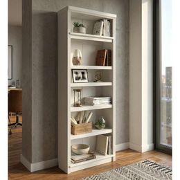 OTTO home B&uuml;cherregal &raquo;Soeren Regal B/T/H: 80/33,5/220 cm, mit 6 F&auml;chern&laquo; massive Kiefer, FSC -zertifizier Massivholz B/H/T: 80cm x 220cm x 33,5cm, 6 