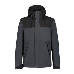 Icepeak Herren Funktionsjacke &raquo;H FUNKTIONSJACKE MERCED&laquo; mit regulierbarer und abnehmbarer Kapuze, atmungsaktiv grau 58
