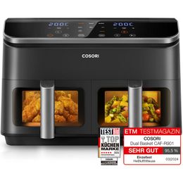COSORI Hei&szlig;luftfritteuse &raquo;CAF-R901-AEUR&laquo; 1750 W Einheitsgr&ouml;&szlig;e Hei&szlig;luftfritteuse