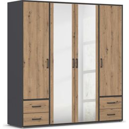 Rauch Dreht&uuml;renschrank &raquo;Kleiderschrank Schrank Garderobe W&auml;scheschrank VOYAGER&laquo; in 3 verschiedenen Ausstattungen BASIC/CLASSIC/PREMIUM, mit modernen 