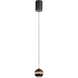 Sch&ouml;ner Wohnen Kollektion SCH&Ouml;NER WOHNEN-Kollektion LED Pendelleuchte &raquo;LINI&laquo; LED-Board 1 Stk. Warmwei&szlig; SCH&Ouml;NER WOHNEN Kollektion, Comfort-Lift schwarz 1, &Oslash; 10cm H: 23cm, 1 Stk.