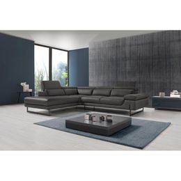 Egoitaliano Ecksofa &raquo;Queenie, extravagantes Sofa mit erstklassigem Sitzkomfort, L-Form&laquo; mit verstellbarer Armlehne und Kopfteilen f&uuml;r Wohlf&uuml;hlkomfort braun Luxus-