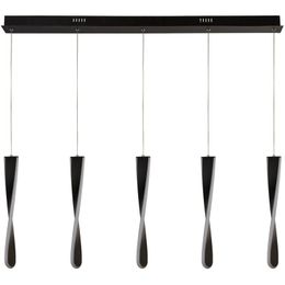 Searchlight LED-H&auml;ngeleuchte &raquo;H&auml;ngeleuchte Paddle, 1-flammig&laquo; LED-Modul 1 Stk. Warmwei&szlig; Minimalistisches Ambiente schwarz 1, H: 39cm, 1 Stk.