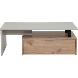 Hela Couchtisch &raquo;DENNIS&laquo; Stauraum mit Schubkasten, Breite 110 cm grau B/H/T: 110cm x 40cm x 55cm