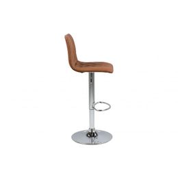 ACTONA GROUP Barhocker &raquo;Emu&laquo; Barstuhl, PU Lederoptik, Braun, Trompetenfu&szlig;, Sitzh&ouml;he: 61-82 cm braun B/H/T: 40cm x 110cm x 48,5cm