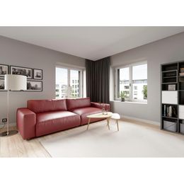 Musterring Big-Sofa &raquo;LUCIA Mega Sofa, hoher Sitzkomfort, Breite 252cm, Kontrastnaht&laquo; in vielen Qualit&auml;ten und 4 unterschiedlichen N&auml;hten, 2,5-Sitzer rot 
