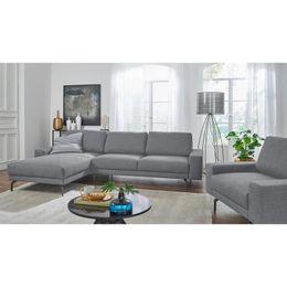 Creation BY ROLF BENZ Ecksofa &raquo;CR.450, Designecksofa, Polsterecke, Breite 294cm, L-Form&laquo; Armlehne breit und niedrig, Alugussf&uuml;&szlig;e in umbragrau, Breite 