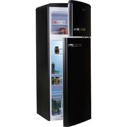 Amica K&uuml;hl-/Gefrierkombination &raquo;KGC 15637 MS&laquo; 144 cm hoch 55 cm breit schwarz