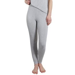 Tom Tailor Damen Tom Tailor Leggings &raquo;Manila&laquo; Logobund, eng, leicht, elastisch, basic, bequem, Viskosemix grau 36 (S), N-Gr