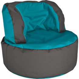 SITTING POINT Sitzsack &raquo;SCUBA Bebop&laquo; zweifarbig blau Einheitsgr&ouml;&szlig;e