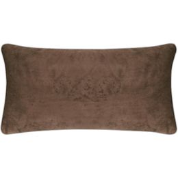 Pad Dekokissen &raquo;Elegance&laquo; Design als Basic, aus Samt, elegante Optik braun Polyester B/L: 25cm x 50cm, 1 Stk.