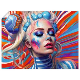 Artland Wandbild &raquo;Psychedelisch blond II&laquo; Bilder von Frauen 1 Stk. tlg. als Alubild, Leinwandbild, Poster, Wandaufkleber in verschied. Gr&ouml;&szlig;en Papier B/H/T: 