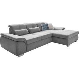 Die PlanBar Ecksofa &raquo;MP-IN16037 L-Form, Breite 289 cm, mit Federkern-Polsterung&laquo; mit Sitztiefenverstellung & Zierkissen 100% Polyester B/H/T: 289cm x 