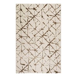 Esprit Teppich &raquo;Solveig&laquo; rechteckig 12 mm H&ouml;he Kurzflorteppich, gewebt, geometrisch, modern, trendig, Skandi, weich beige Polyester B : 120cm 1 Stk., 12mm, L