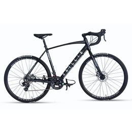 CHILLIZ Rennrad &raquo;RDB2.0&laquo; 14 Gang Shimano Tourney Schaltwerk Kettenschaltung schwarz 54cm, 28 Zoll (71,12cm) hinten: 28 Zoll (71,12cm) Rennrad