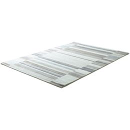 Theko Teppich &raquo;MONTANA LUXURY 973-15&laquo; rechteckig 13 mm H&ouml;he Seidenoptik, Obermaterial: 100% Viskose grau Viskose B : 200cm 1 Stk., 13mm, L: 300cm