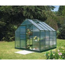 Vitavia Gew&auml;chshaus &raquo;Merkur 6700&laquo; gr&uuml;n B/H/T: 254cm x 254cm