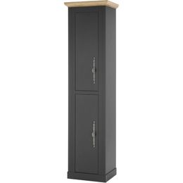 OTTO home Stauraumschrank &raquo;WESTMINSTER, Badschrank im Landhausstil, Schrank mit Metallgriffen&laquo; in 2 Farben verf&uuml;gbar, mit Stauraum hinter Dreht&uuml;ren 