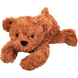 HERMANN TEDDY ORIGINAL Kuscheltier &raquo;Teddy, liegend, 40 cm, braun&laquo; zum Teil aus recyceltem Material braun Einheitsgr&ouml;&szlig;e Kuscheltier