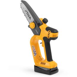 STIGA GARDEN Akku-Kettens&auml;ge &raquo;PR 100e&laquo; Set, automatische &Ouml;lpumpe, inkl. Akku und Ladeger&auml;t gelb Kunststoff