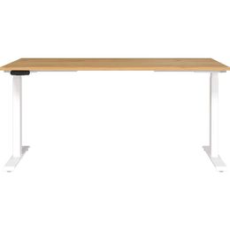 Germania Schreibtisch &raquo;Jet&laquo; moderne Farbvariationen, Breite 120/140/160/180 cm, Made in Germany wei&szlig; B/H/T: 160cm x 72cm x 80cm, Gestellfarbe wei&szlig;