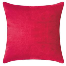 Pad Dekokissen &raquo;Elegance&laquo; Design als Basic, aus Samt, elegante Optik rot Polyester B/L: 50cm x 50cm, 1 Stk.