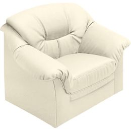 DOMO collection Sessel &raquo;Montana Kunstleder-Bezug, zeitlos und elegant&laquo; beige SOFTLUX -Kunstleder;Luxus-Kunstleder, Korpus in farblich passendem 