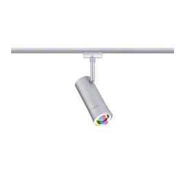 Paulmann Schienensystem-Leuchten &raquo;Tarie 230lm 4,5W RGBW+ dimmbar 230V&laquo; LED-Modul 1 Stk. Tageslichtwei&szlig; Smart Home silber &Oslash; 6cm H: 16,05cm, 1 Stk.
