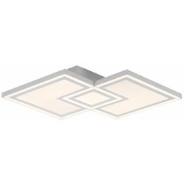 JUST LIGHT LED Deckenleuchte &raquo;BEDGING&laquo; LED-Board 1 Stk. Warmwei&szlig; wei&szlig; 2, 1 Stk.