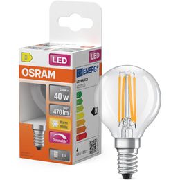 Osram LED-Leuchtmittel &raquo;LED Retrofit CLASSIC P-Form&laquo; E14 1 Stk. Warmwei&szlig; transparent Einheitsgr&ouml;&szlig;e