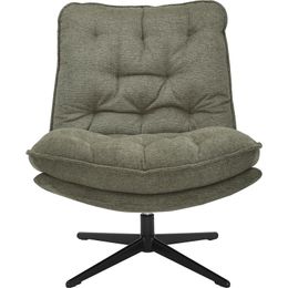 OTTO home Sessel &raquo;LENII, Loungesessel im soften Webstoff&laquo; 360&deg; Grad drehbar grau Webstoff, B/H/T: 75cm x 87cm x 86cm