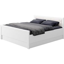 Priess Einzelbett &raquo;Arnsberg&laquo; Komfortliegeh&ouml;he wei&szlig; Liegefl&auml;che L&auml;nge B: 200cm x 180cm, H&ouml;he Bettseite: 49cm, ohne Matratze