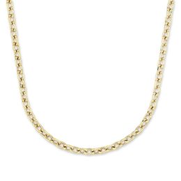 Copenhagen Studios Damen Edelstahlkette &raquo;Schmuck Geschenk Halskette Basic Chunky&laquo; gold Edelstahl, L: 45 B: 6mm