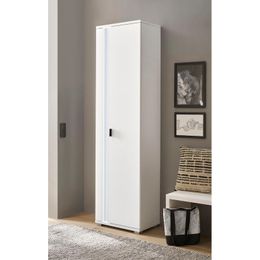 Home Affaire Mehrzweckschrank &raquo;LONG ISLAND&laquo; 1 Stk. tlg. in moderner Trendfarbe,inklusive senkrechter Beleuchtung,Breite 55 cm wei&szlig; Holzwerkstoff Weiss