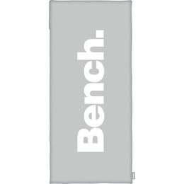 Sporthandtuch &raquo;Bench&laquo; Bench Fitnesstuch / Sports Towel mit &Uuml;berschlag & Tasche, 50x110 cm grau Microfaser, Obermaterial: 100% Polyester B/L: 