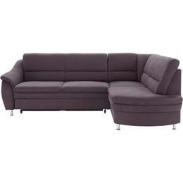Sit & More sit&more Ecksofa &raquo;Cardoso L-Form&laquo; mit Federkern, wahlweise mit Schlaffunktion und Schubkasten grau Luxus-Microfaser (90% Polyester, 10% Polyamid);
